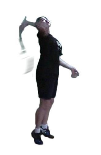 Overhead Badminton Forehand Stroke