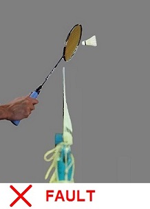 Badminton Fouls | Badminton Service Fault | Contact Fault